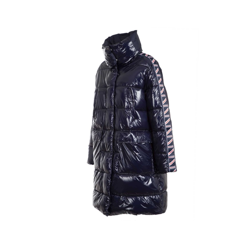INVICTA - Piumino lungo lucido a collo alto 460BLU - Giacche e Capp ... INVICTA - Piumino lungo lucido a collo alto 460BLU - Giacche e Capp ...