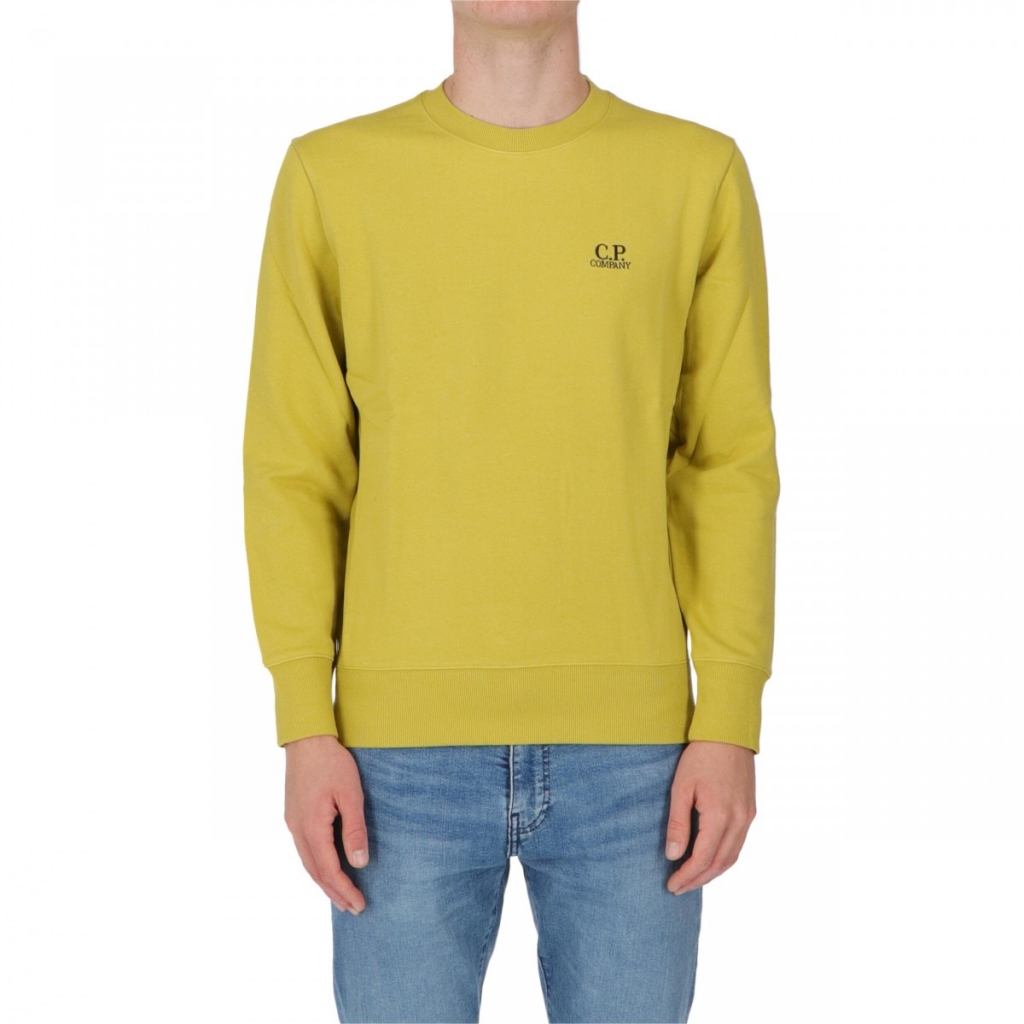 C.P. COMPANY - Felpa Cp Company Uomo Cotone Girocollo Logo 216 GOLD ... C.P. COMPANY - Felpa Cp Company Uomo Cotone Girocollo Logo 216 GOLD ...