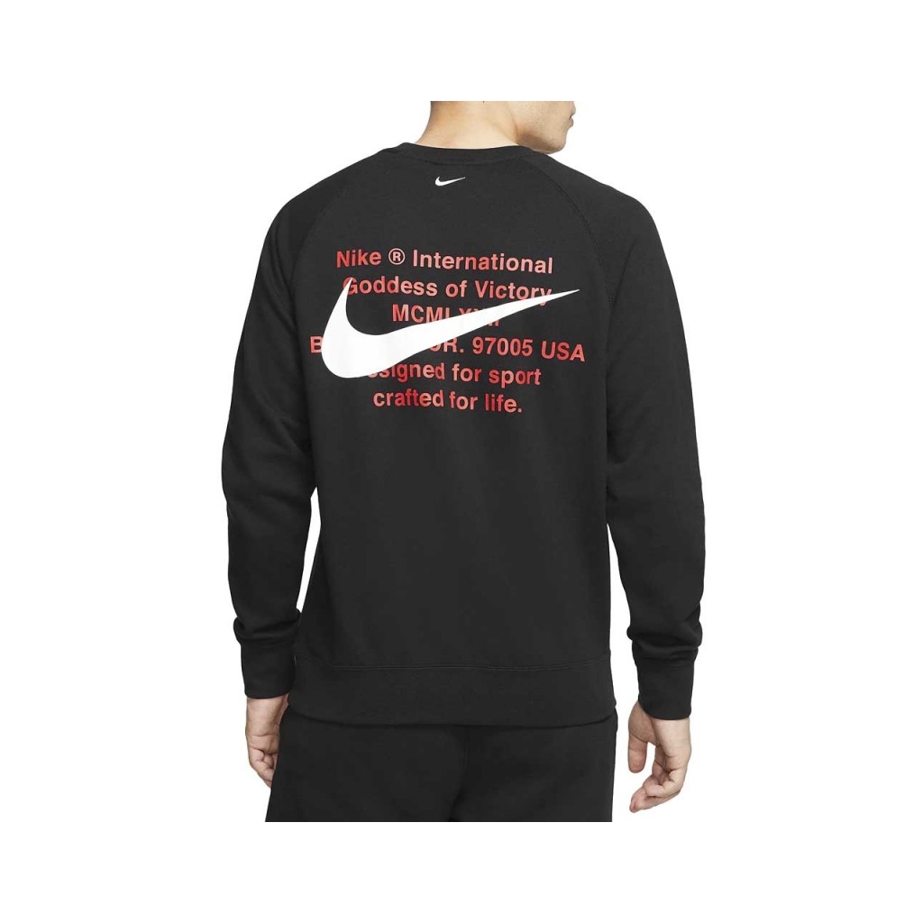 NIKE - Felpa girocollo con doppio Swoosh 010BLACK/WHI - Felpe |Bowd ... NIKE - Felpa girocollo con doppio Swoosh 010BLACK/WHI - Felpe |Bowd ...