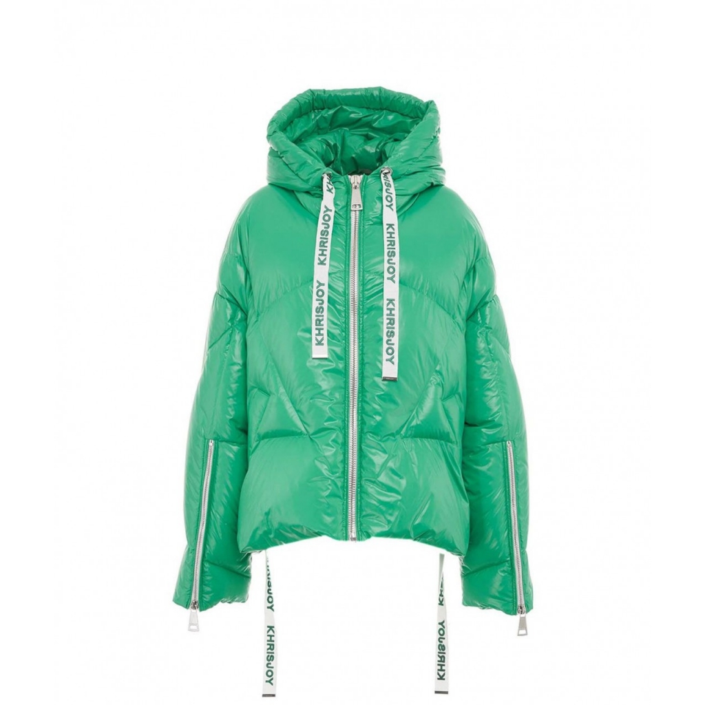 KHRISJOY - Piumino Iconic Shiny verde - Piumini |Bowdoo.com