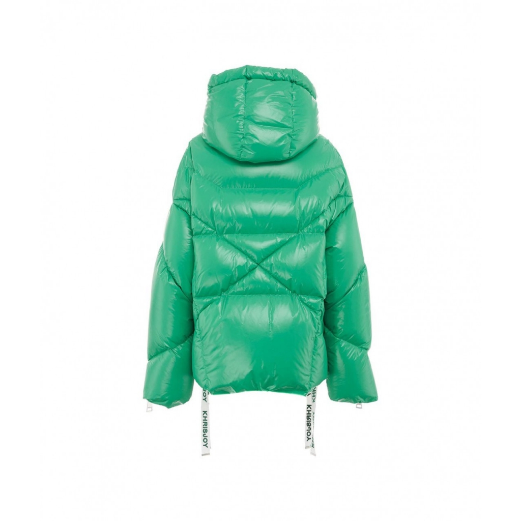 KHRISJOY - Piumino Iconic Shiny verde - Piumini |Bowdoo.com