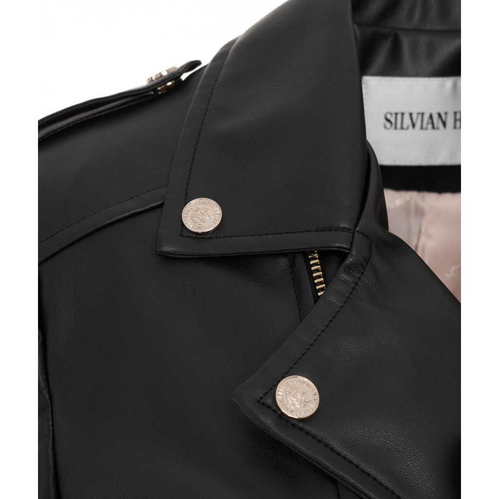 SILVIAN HEACH - Chiodo in eco pelle nero - Giacche di pelle |Bowdoo... SILVIAN HEACH - Chiodo in eco pelle nero - Giacche di pelle |Bowdoo...