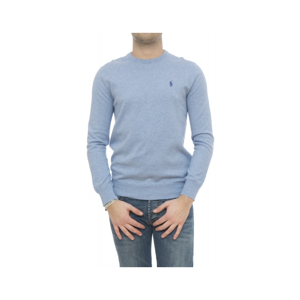Ralph Lauren - Maglia - 684957 girocollo cotone 007 - Azzurro - Mag ... Ralph Lauren - Maglia - 684957 girocollo cotone 007 - Azzurro - Mag ...